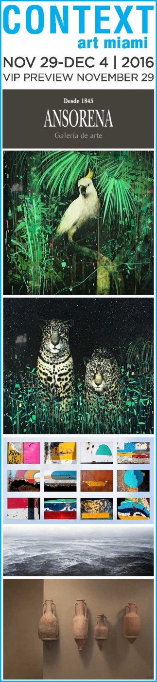 ANSORENA GALERÍA EN CONTEXT ART MIAMI 2016